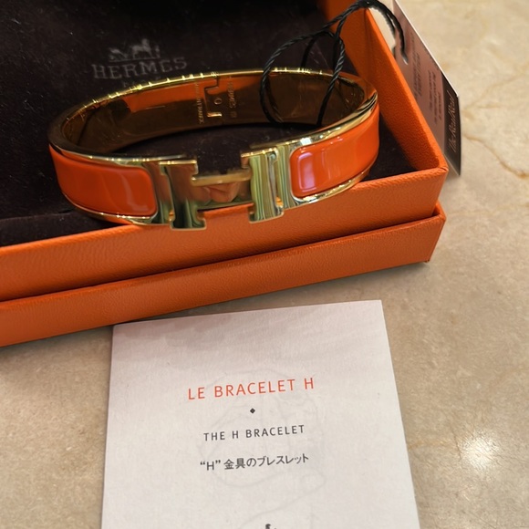 Hermes | Jewelry | Hermes H Bracelet | Poshmark